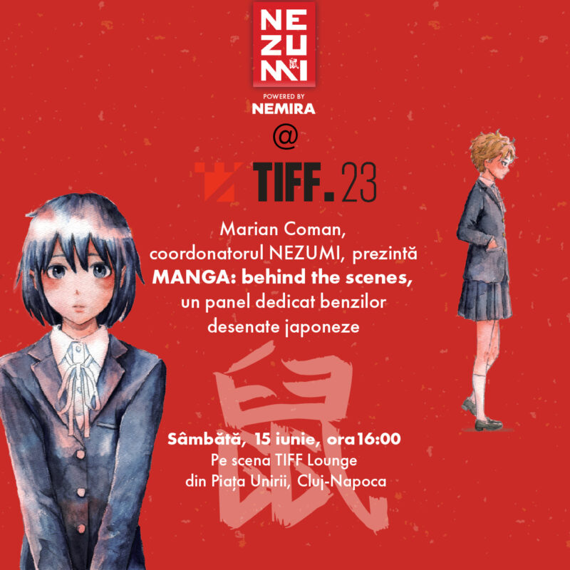 Manga: behind the scenes. NEZUMI by Nemira vine la TIFF.23 cu un panel ...
